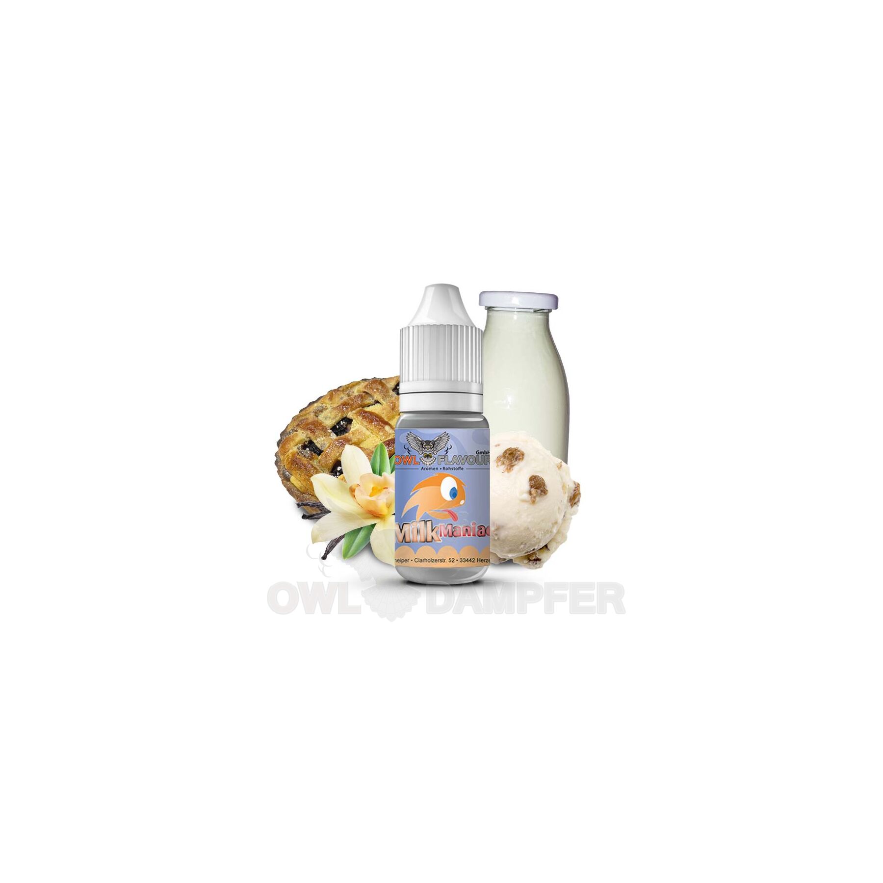 Owl Milk Maniac Aroma - OWL-Dampfer, 7,90
