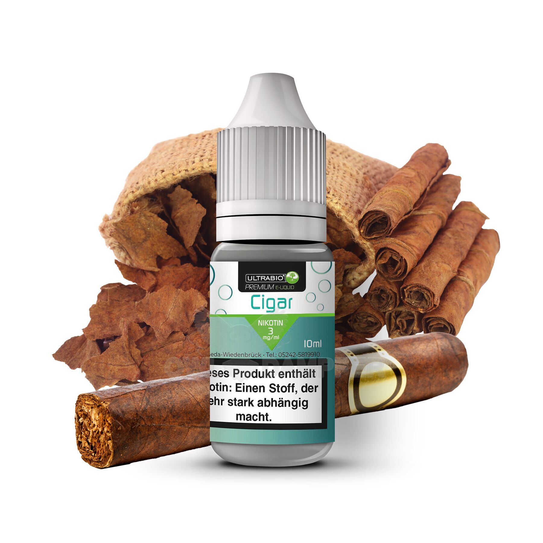 Ultrabio E-Liquid Cigar 10 ml 3 mg