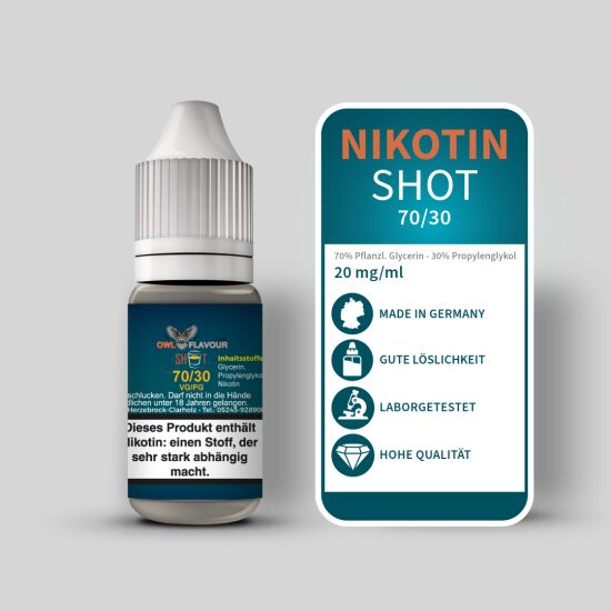 OWL Nikotinshot 20 mg Angebotspack 30er Pack, 101,70