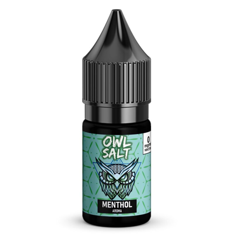 Menthol Liquid E-Zigarette Nikotinsalzliquid 10 ml OWL SALT OVERD, 4,99