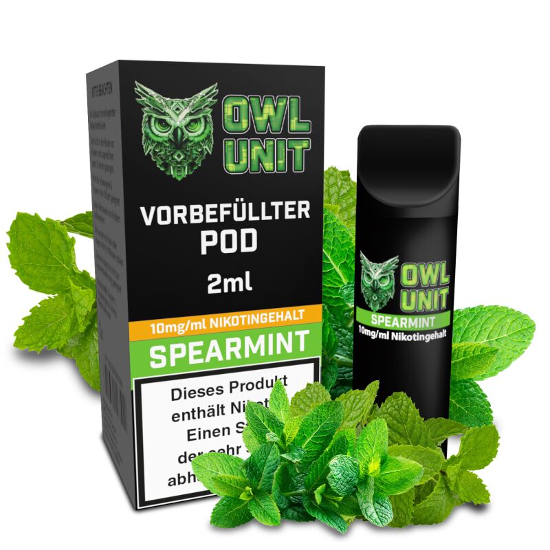 OWL Unit Tankeinheit Podsystem Spearmint 2 ml 10 mg, 3,49