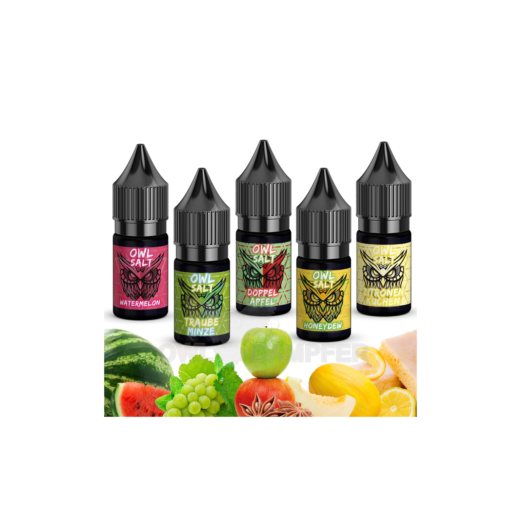 Liquid Probiersets 20 mg Hookah Taste (5er Set) Startersets 10 ml, 27,45