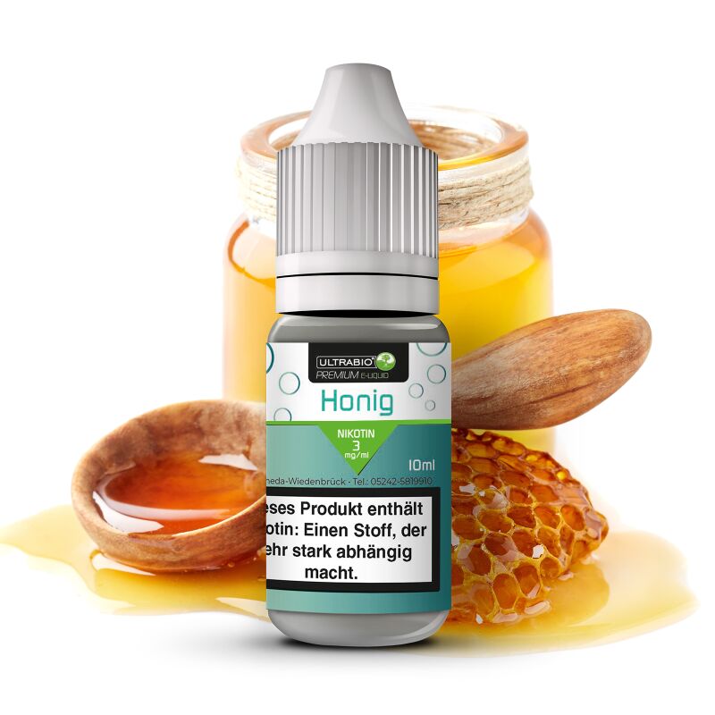 Ultrabio E-Liquid Honig 10 ml 3 mg, 5,49